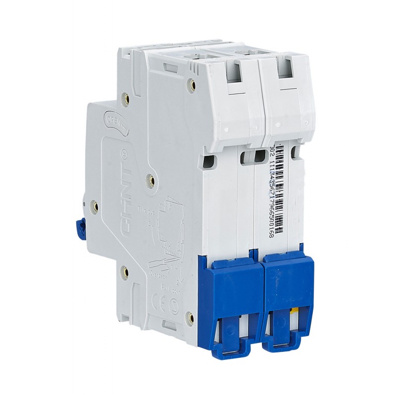 Interruttore magnetotermico CHINT 1P+N 16A 6kA Curva C 2M NB1-63/C16-1PN-6